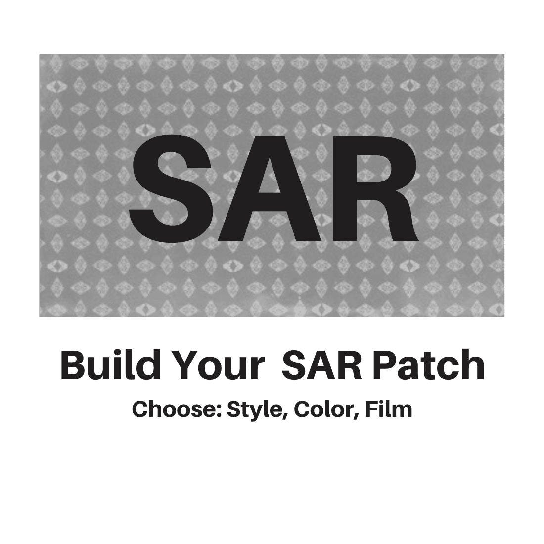 Sar Non-Covert IR Patch Choose Style, Color, Film | IR.Tools™