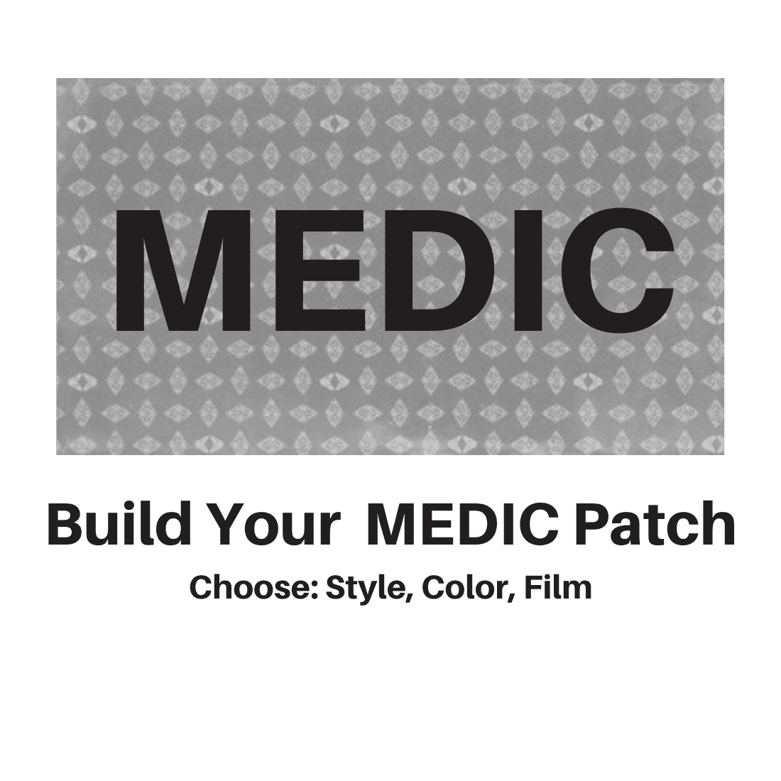 Medic Non-Covert IR Patch, 3.5"X2" | IR.Tools™