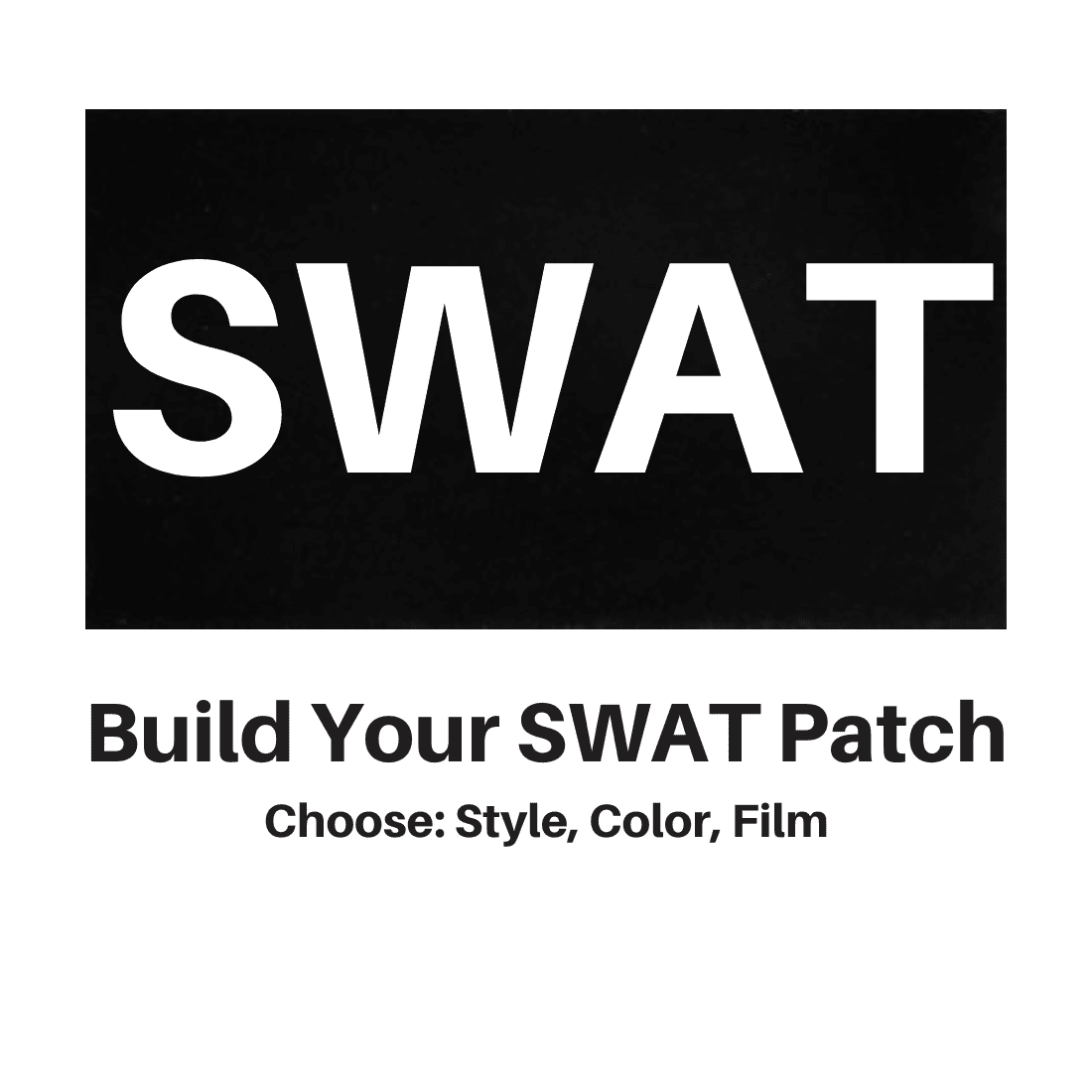 Swat Covert IR Patches Choose Style, Color, Film | IR.Tools™