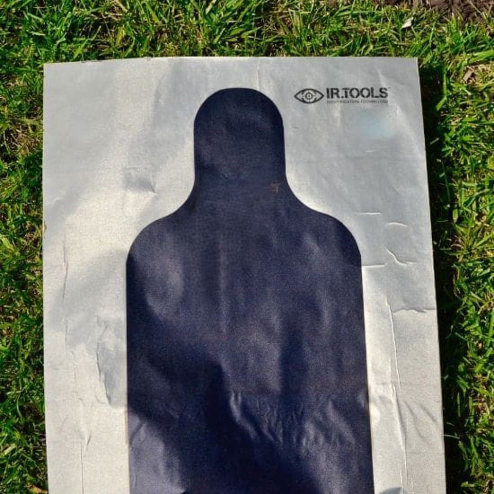 E-Type Small Upright Passive Thermal Target, 30" Printed, Lse Adh | IR ...